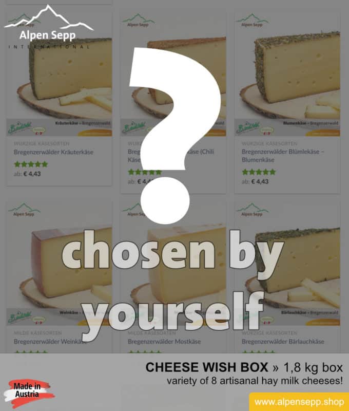 The Alps Cheese Shop from Austria - Vorarlberg