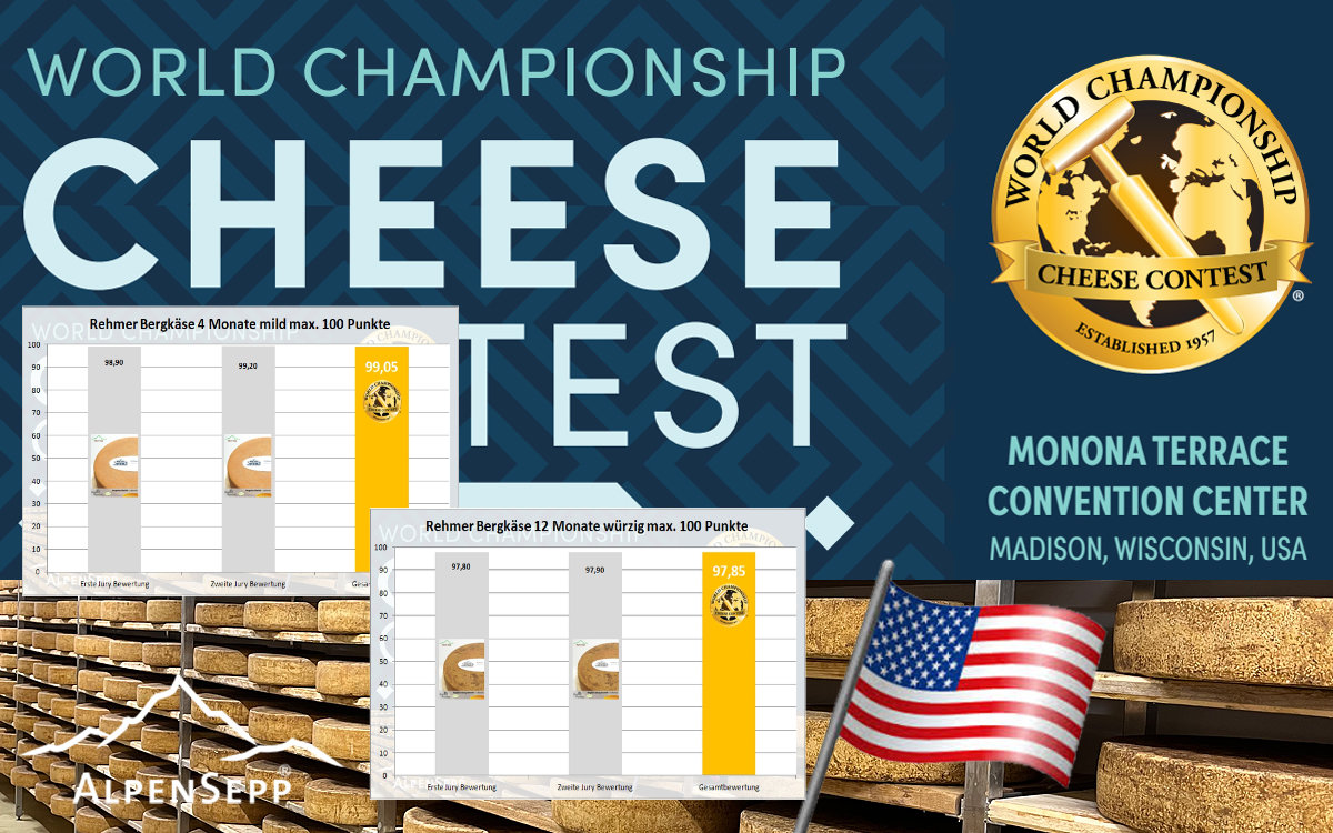Alpine Cheese World Championship USA WCCC 🥇 Super 99 points